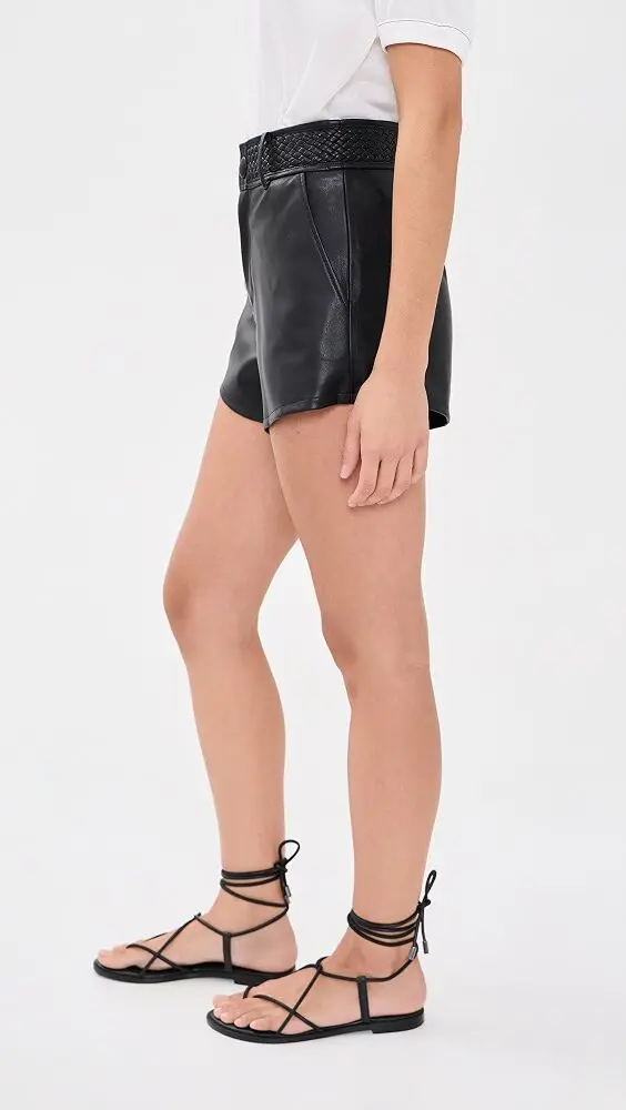 L'Agence Virelle Braided Shorts