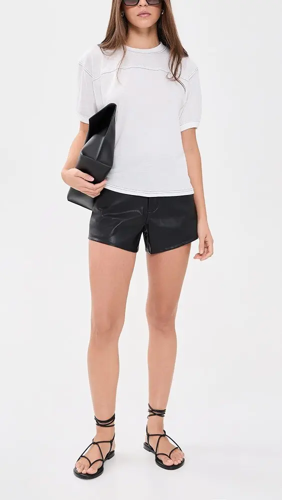 L'Agence Virelle Braided Shorts
