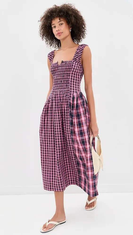DAMSON MADDER Mallory Midi Dress