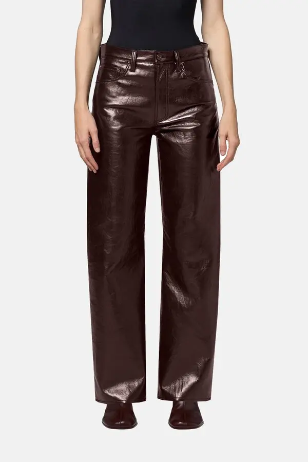 AGOLDE Recycled Leather Arc Jeans