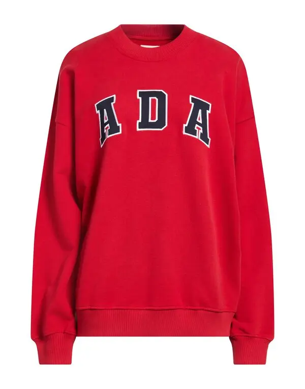 ADANOLA Organic Cotton Sweatshirt With Embroidered Logo