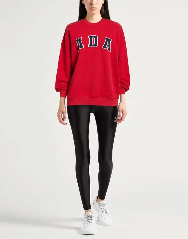 ADANOLA Organic Cotton Sweatshirt With Embroidered Logo