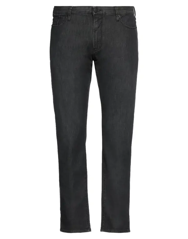 Emporio Armani Lead Cotton Elastane Tapered Jeans