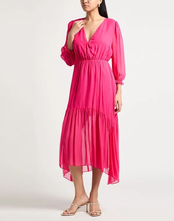 Liu Jo Midi Dress In Viscose