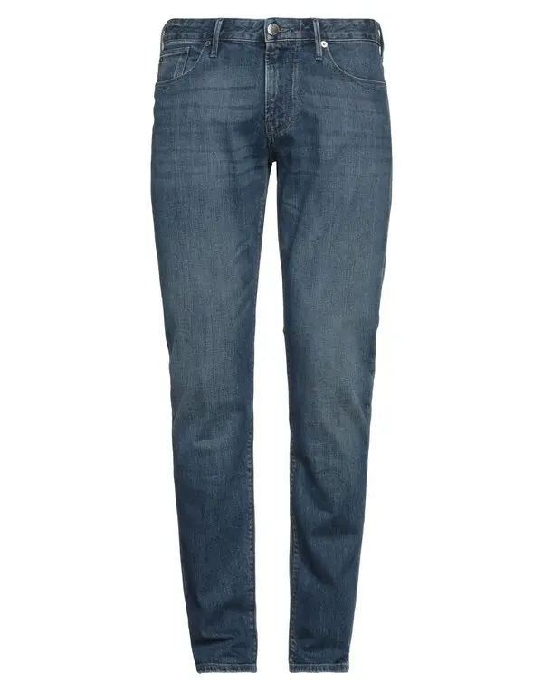 Emporio Armani Cotton Blend Straight-leg Jeans