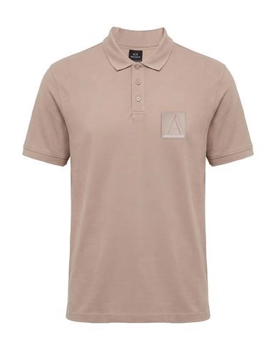 Armani Exchange Polo Shirt Size Cotton, Elastane - Grey