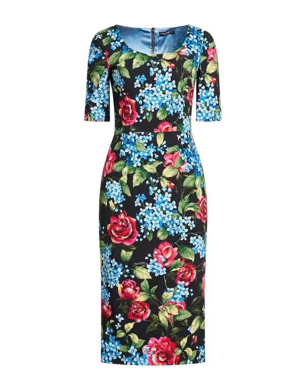 Dolce & Gabbana The Gorham Down Jacket Midi Dress Size Viscose, Elastane