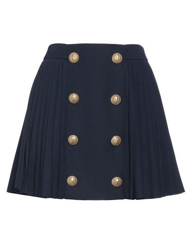 Balmain Virgin Wool Pleated Mini Skirt