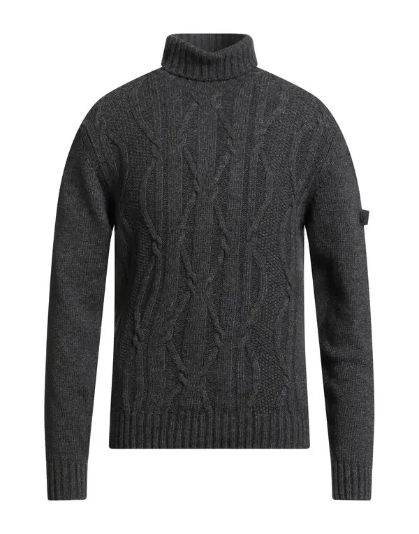 Peuterey Turtleneck Charcoal Size Wool, Polyamide