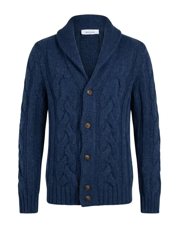 GRAN SASSO Virgin Wool And Polyamide Cardigan