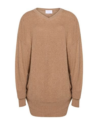 DANIELE FIESOLI Cashmere V-neck Sweater - Camel