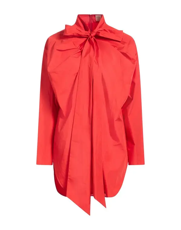 TOD'S Cotton Poplin Shirt With Bow Detail