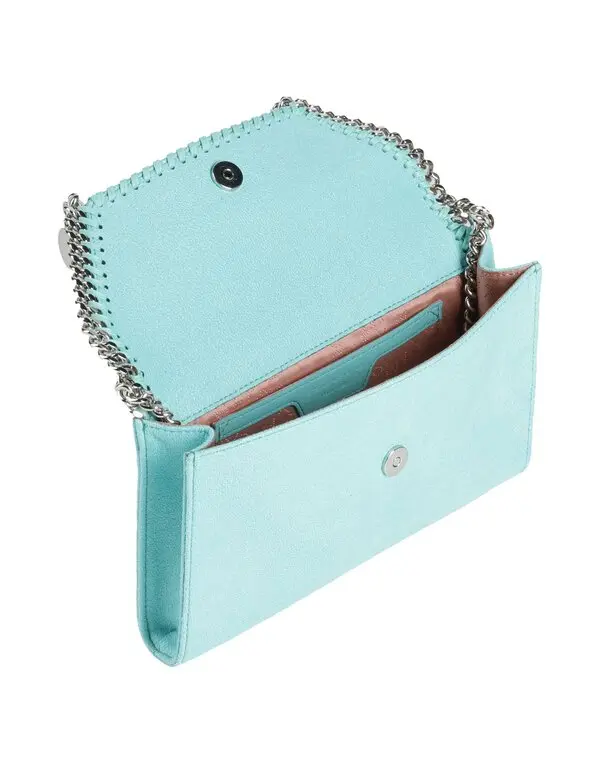 Stella McCartney Cross-body Bag Turquoise Polyester