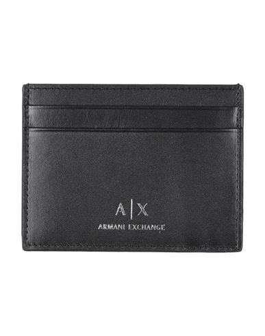 Armani Exchange Cardholder Cow Leather - Black