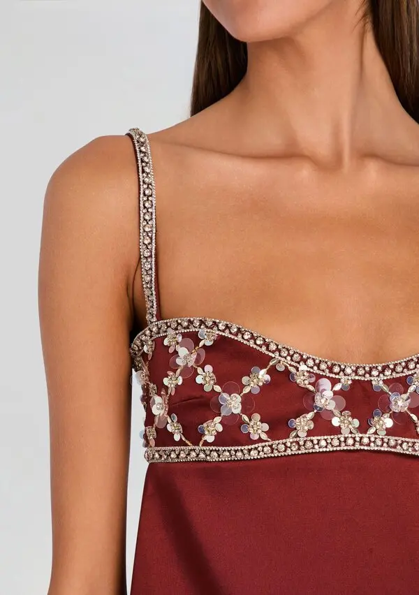 Retrofete Solere Embellished Dress