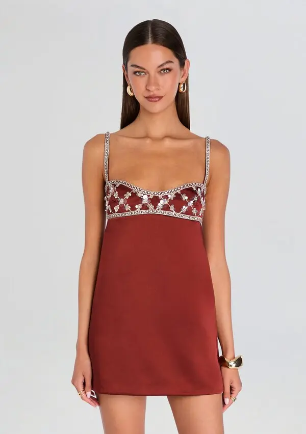 Retrofete Solere Embellished Dress