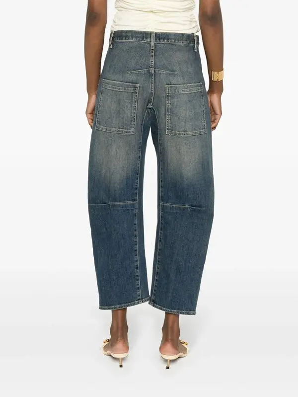 NILI LOTAN Belt-loop Jeans