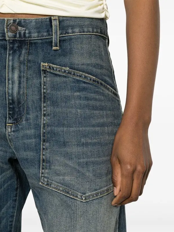 NILI LOTAN Belt-loop Jeans