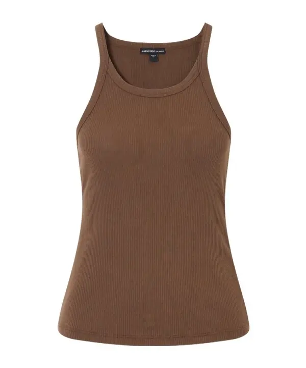 JAMES PERSE Ribbed Fitted Tank Top