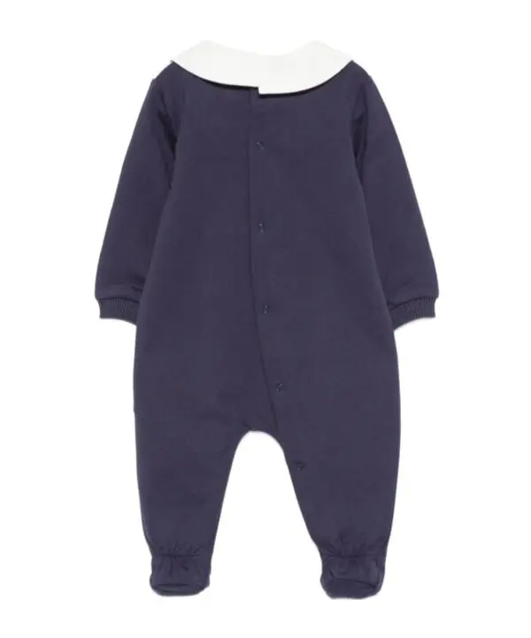 Moschino Long Sleeve Bodysuit With Peter Pan Collar