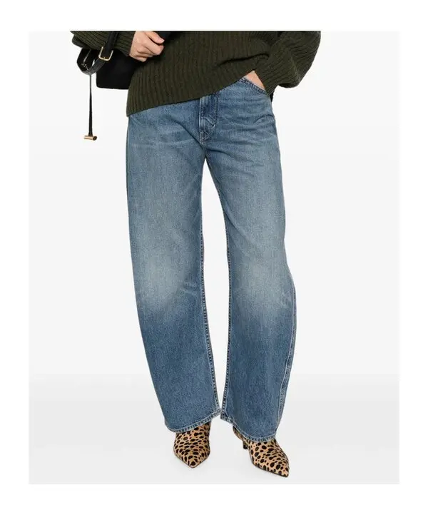 NILI LOTAN Belt-loop Jeans