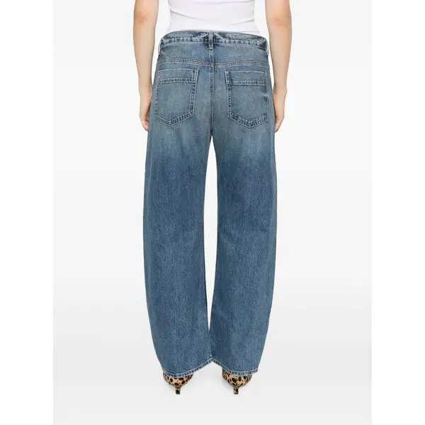 NILI LOTAN Belt-loop Jeans