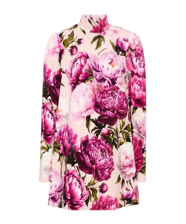 Dolce & Gabbana Long-sleeved Dress - Pink
