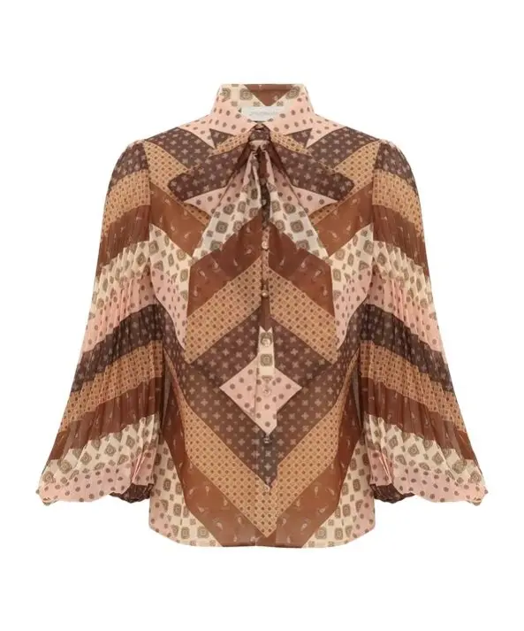 Zimmermann Sunray Collard Shirt