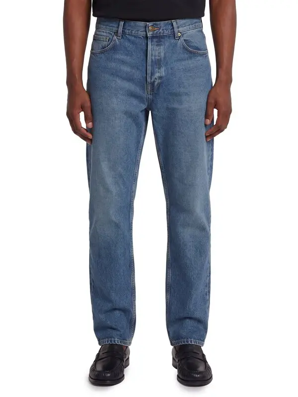 THE ROW Moe High-waist Straight-leg Jeans - Blue