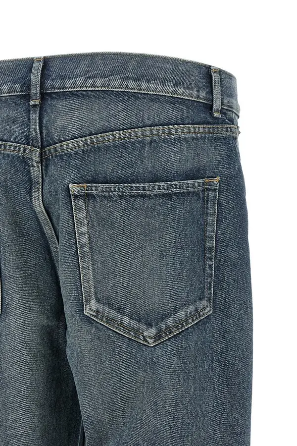 THE ROW Moe High-waist Straight-leg Jeans - Blue