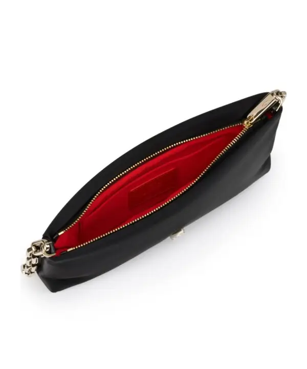 CHRISTIAN LOUBOUTIN Maykimay Chained Clutch Bag - Black