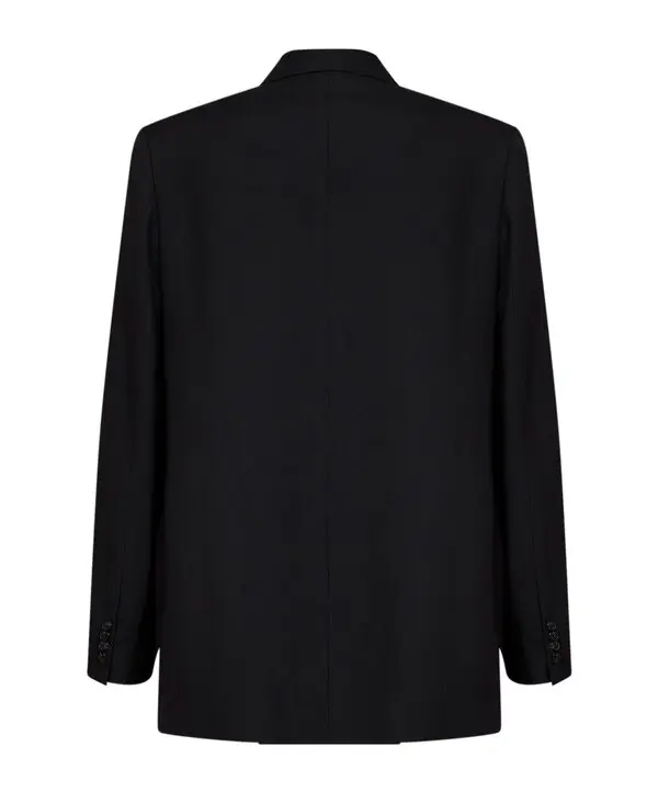 Dries Van Noten Wool Canvas Double-breasted Jacket