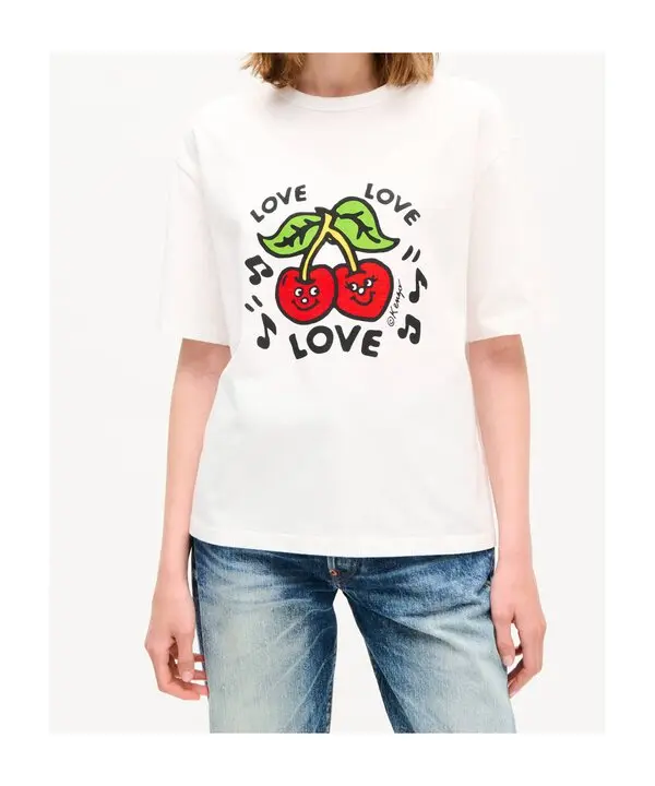 Kenzo Loves' Loose T-shirt In Cotton