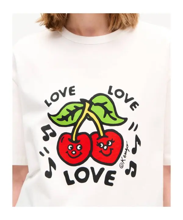 Kenzo Loves' Loose T-shirt In Cotton