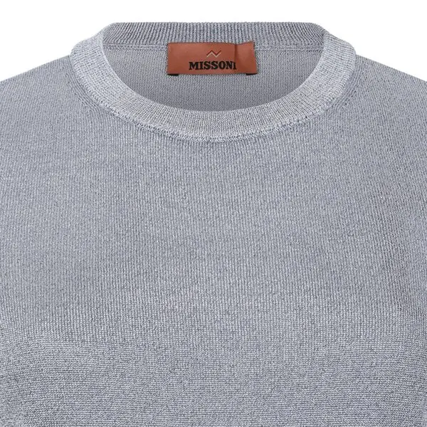 Missoni Round Neck Short Sleeve Knitted Top