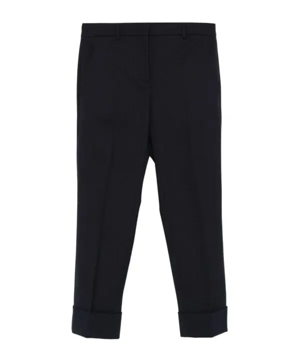 Incotex Cropped Trousers With Rolled-edge Detailing