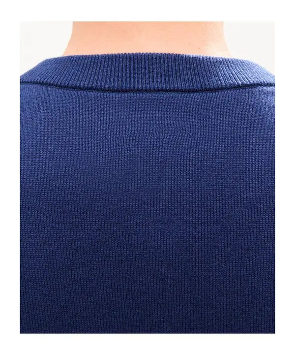 Kenzo Loves" Embroidered V-neck Cardigan In Wool Cotton