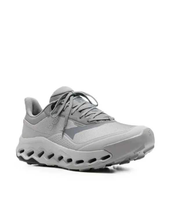 On Round Toe Lace-up Sneakers