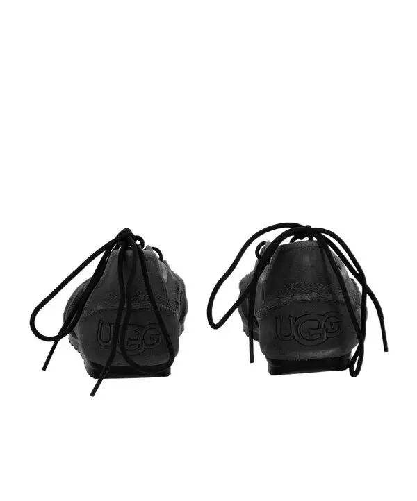 UGG Lace-up Flat - Black