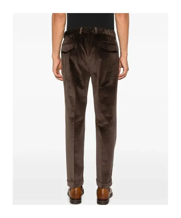 BARBA NAPOLI Drawstring Casual Pants