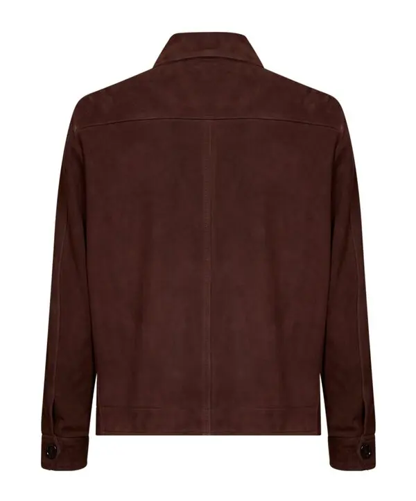 LARDINI Long-sleeved Leather Jacket