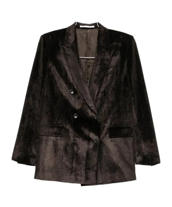 Tagliatore Two-piece Set: Long-sleeve Suit Jacket And Trousers - Dark Brown