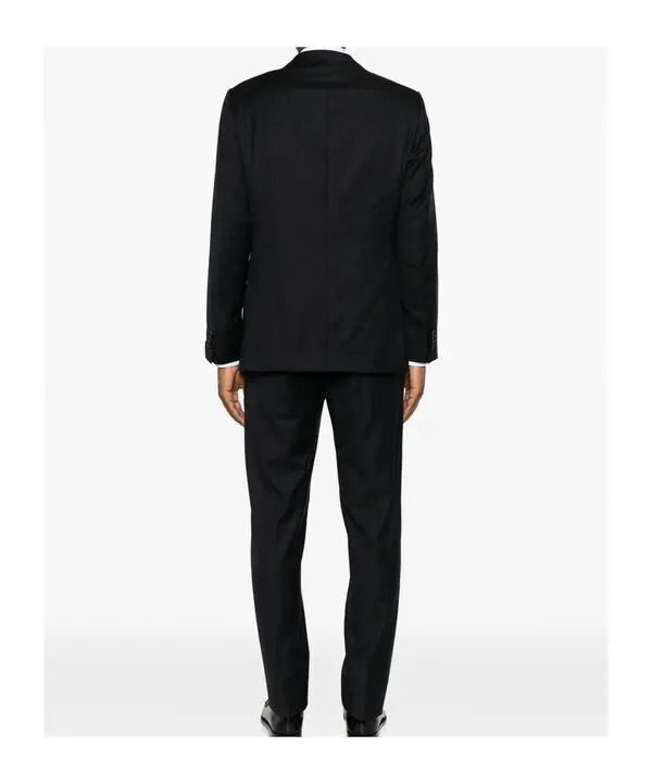 Caruso Norma Double-breasted Peak-lapel Suit