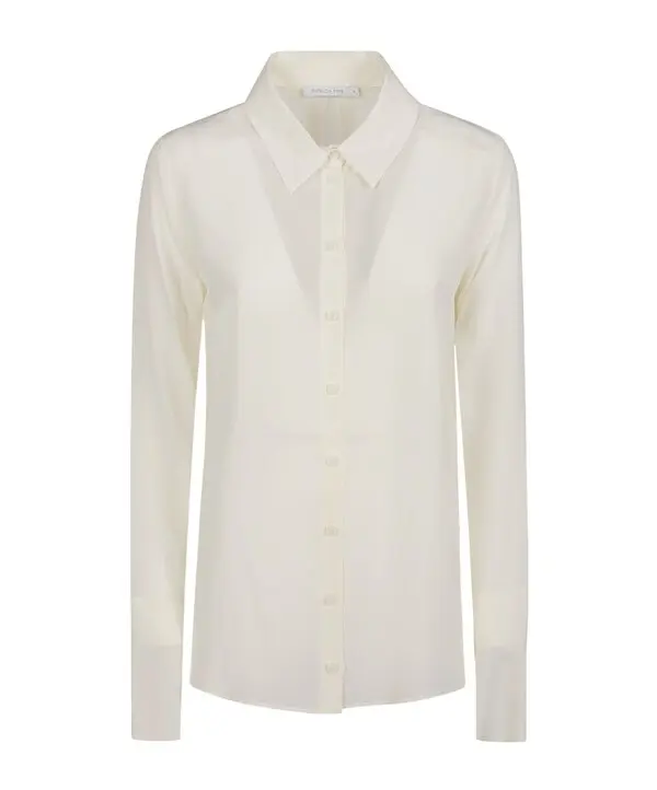 Patrizia Pepe Long-sleeve Silk Shirt