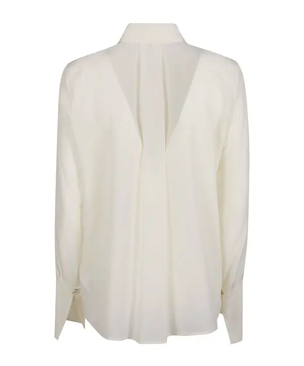 Patrizia Pepe Long-sleeve Silk Shirt