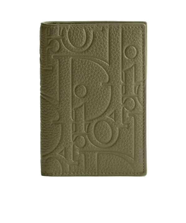 Dior Bifold Card Holder - Khaki