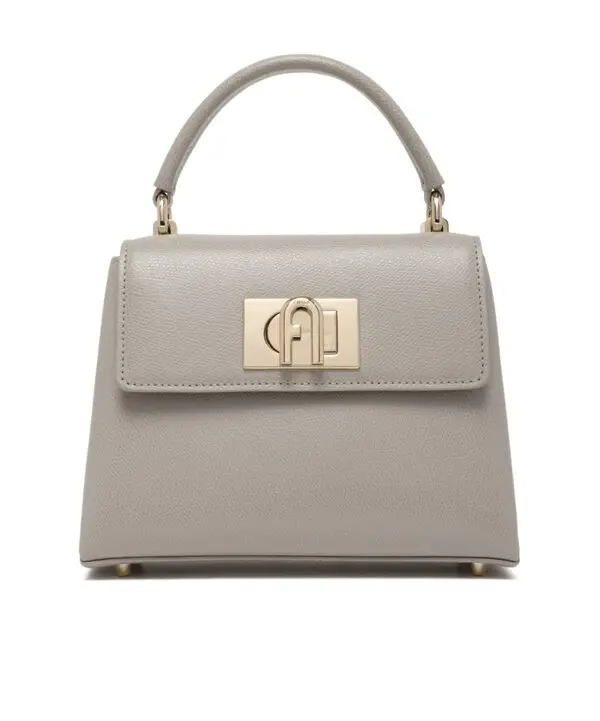 Furla Top Handle Shoulder Bag - Gray