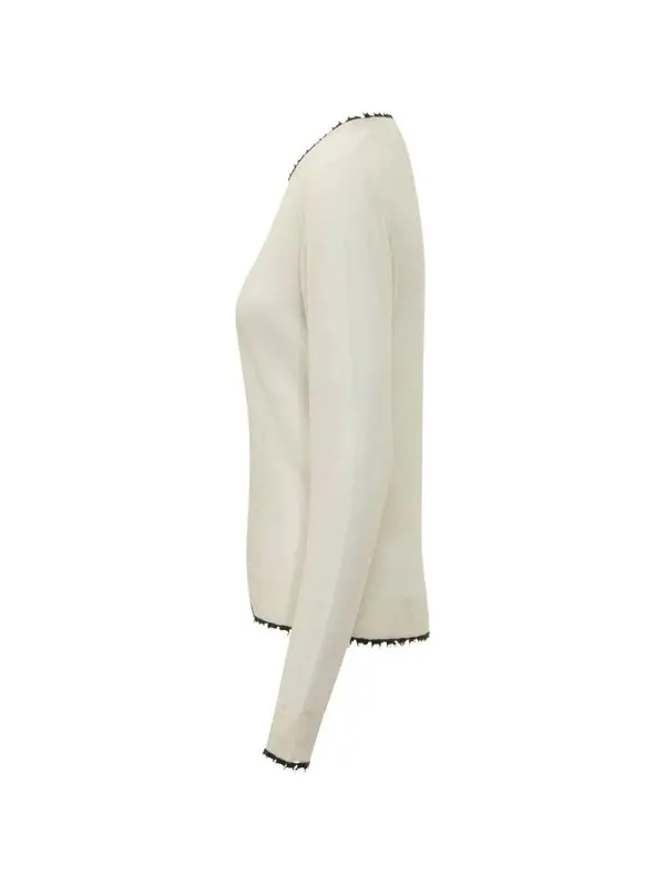 Pinko Distressed Long Sleeved Top