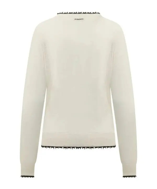 Pinko Distressed Long Sleeved Top