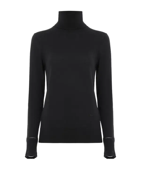 Chloé Fitted Turtleneck In Wool Knit